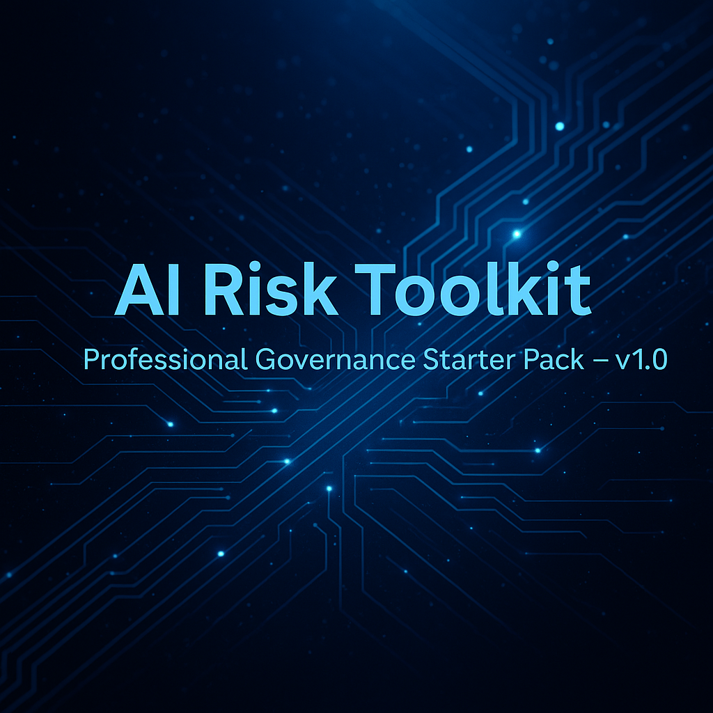 AI Risk Toolkit — Professional Governance Starter Pack